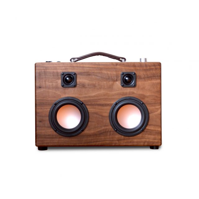Modern Walnut Boombox - The HiFi Case