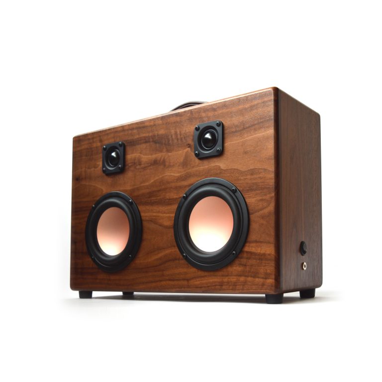 Modern Walnut Boombox - The HiFi Case