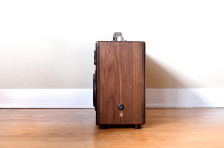 Modern Walnut Boombox - The HiFi Case