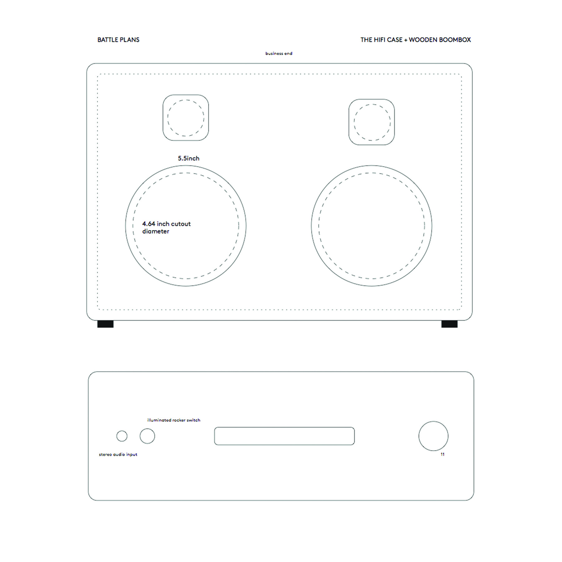 Sneak peak at the Modern Boombox Design Process - The HiFi Case